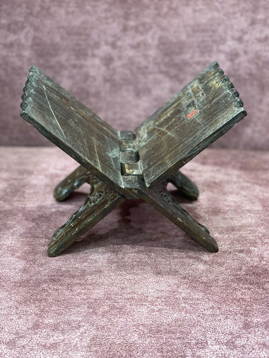 Wooden Carved Vintage Holy Book Stand/beautiful and Amazing Book Stand ...