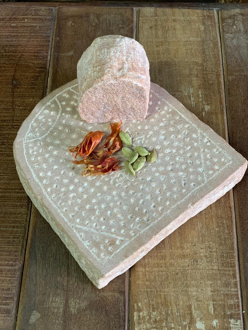 Stone Silbatta, Sil Batta Portable Ammikallu or Grindstones Hand ...