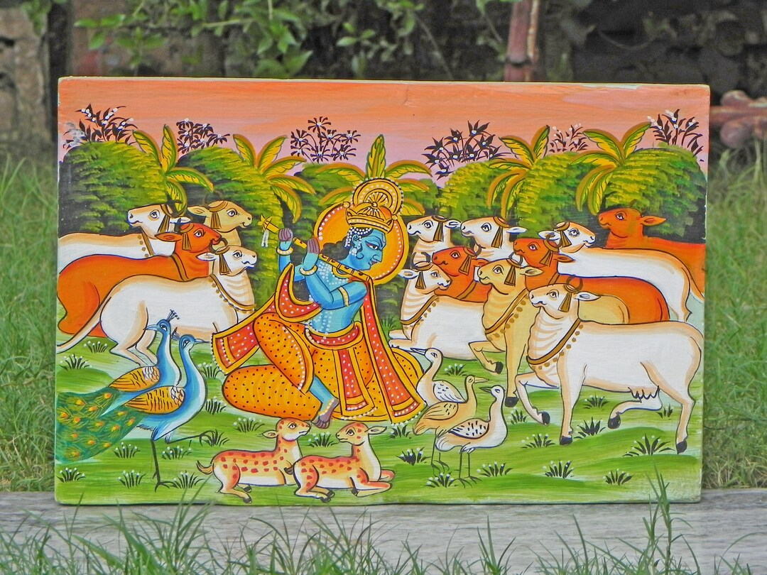 Wooden Hand Painted Wall Panel/ Wooden Painted Frame/ Wooden Hand ...