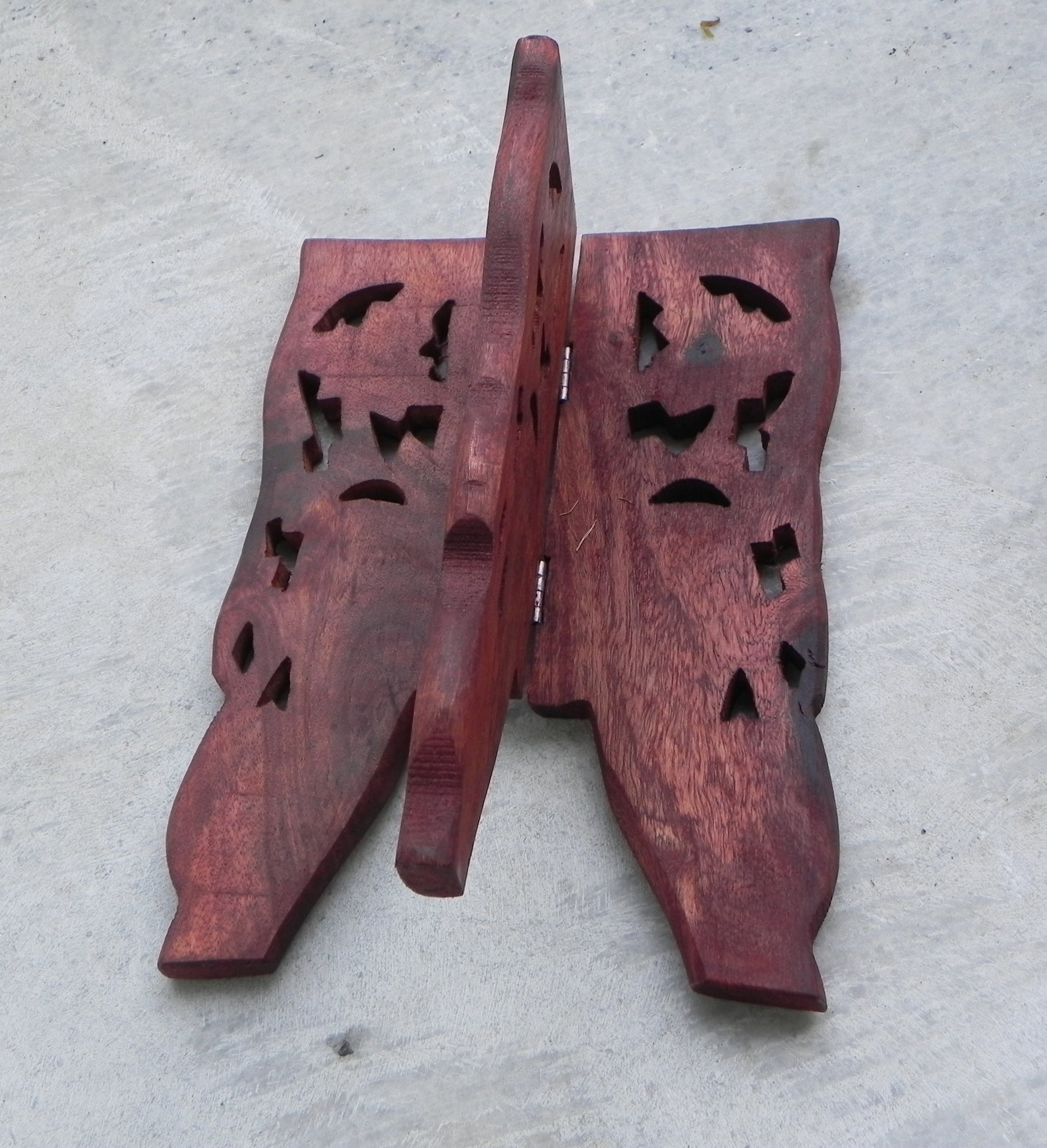 Wooden Carved Indian Stool, Hand Carved Indian сollapsible Mini Table ...