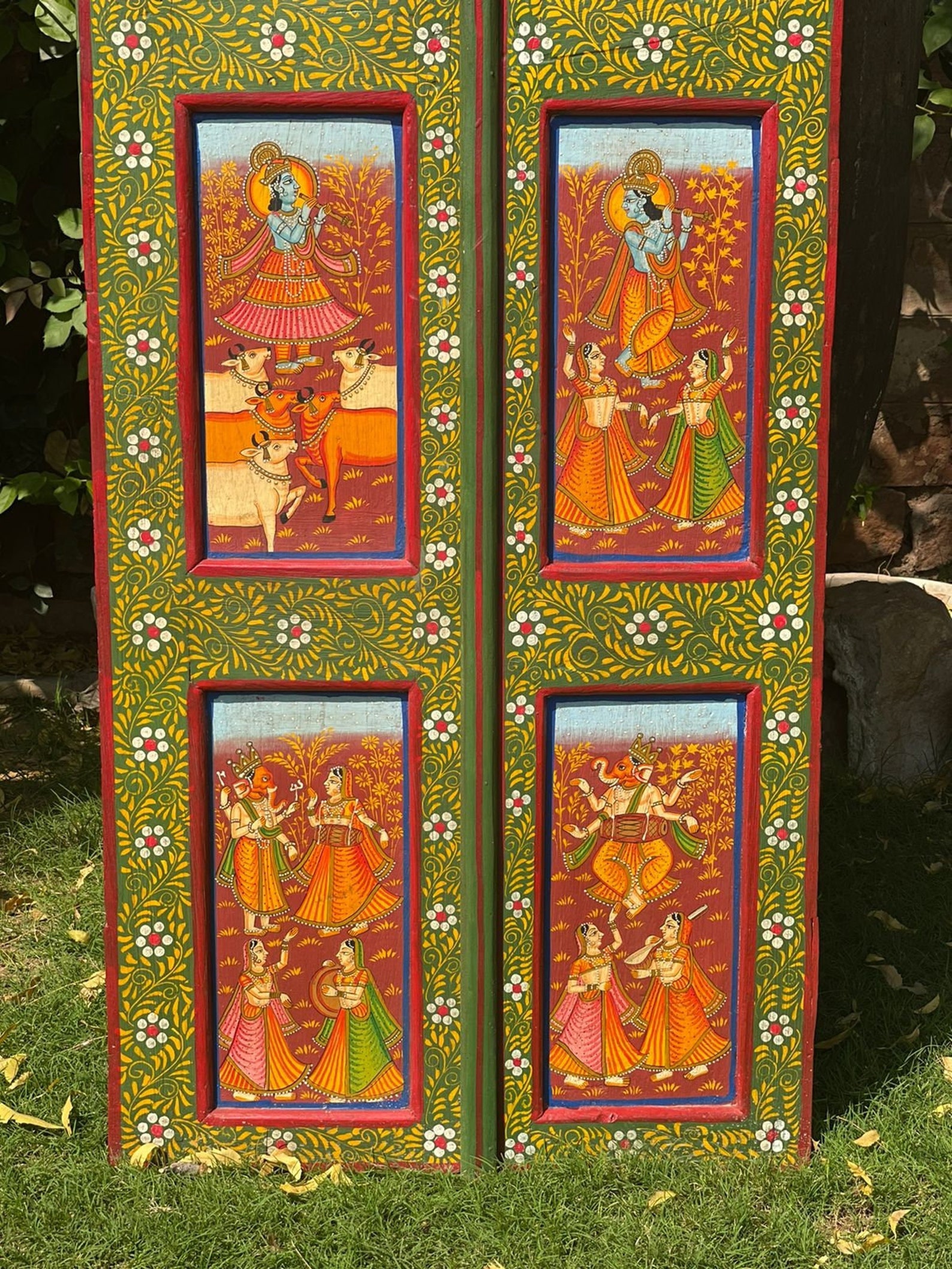Vintage Indian Door, Set of Doors, Indian Doors, Recycled Teak Wood ...