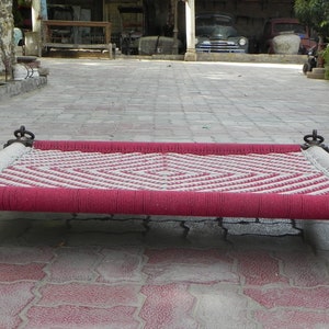 Charpai Bed, Charpoy , Wooden Khatiya, Indian Khaat Bed - Etsy