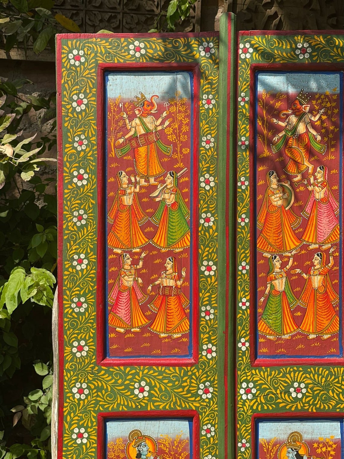 Vintage Indian Door, Set of Doors, Indian Doors, Recycled Teak Wood ...