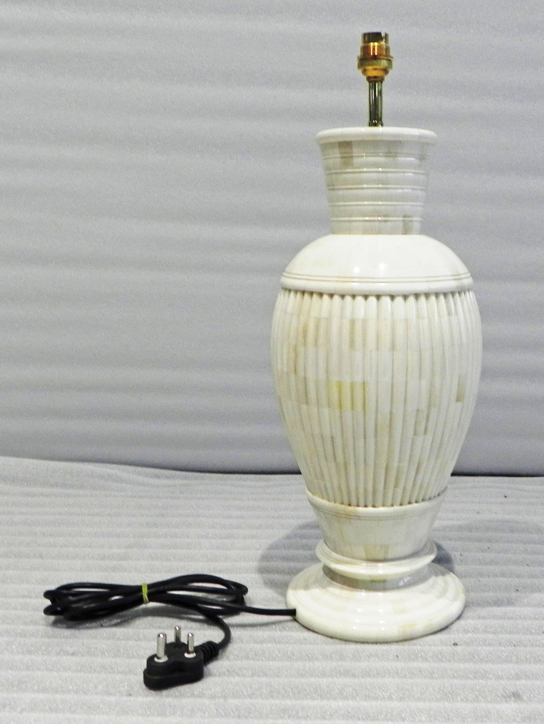 Vintage Looking Lamp , Beautiful Lamp, Desk Lamp, Table Lamp, Bone ...