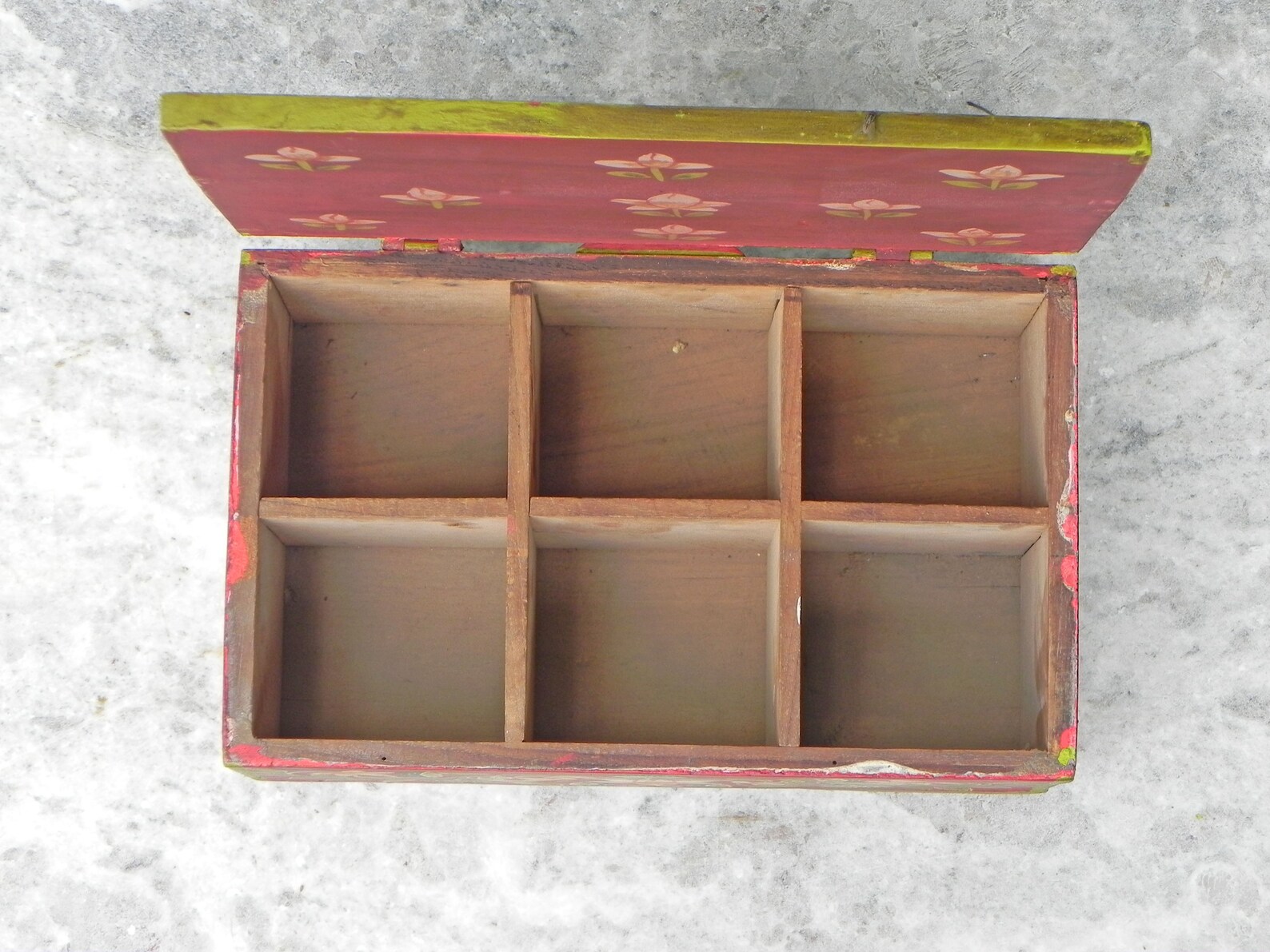 Vintage Indian Hand Painted Cash Box/ Indian Trunk Box - Etsy