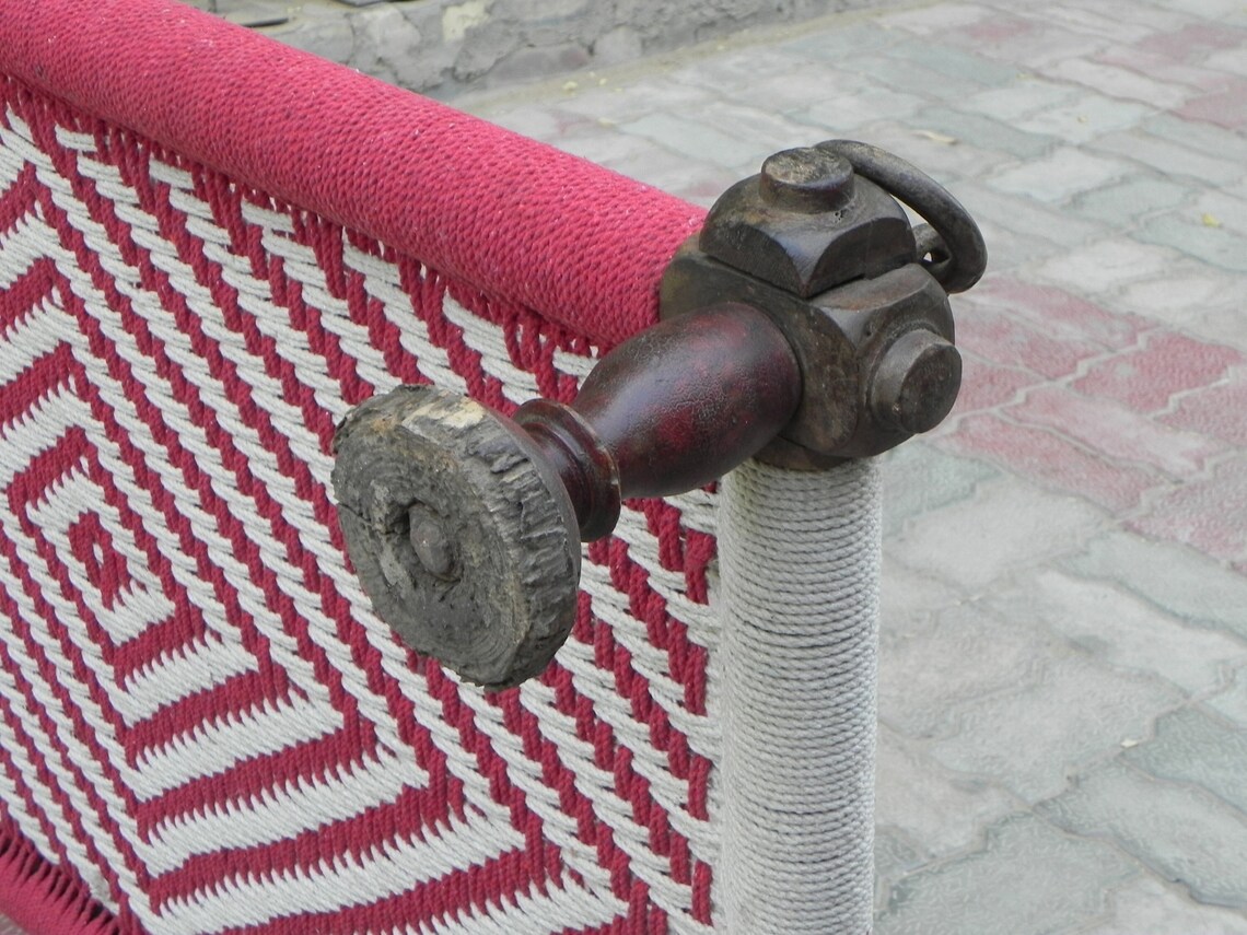 Charpai Bed Charpoy Wooden Khatiya Indian Khaat Bed - Etsy