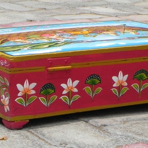 Vintage Trunk Box, Old Box, Indian Wedding Trunk/ Trunk Box From 1940s ...