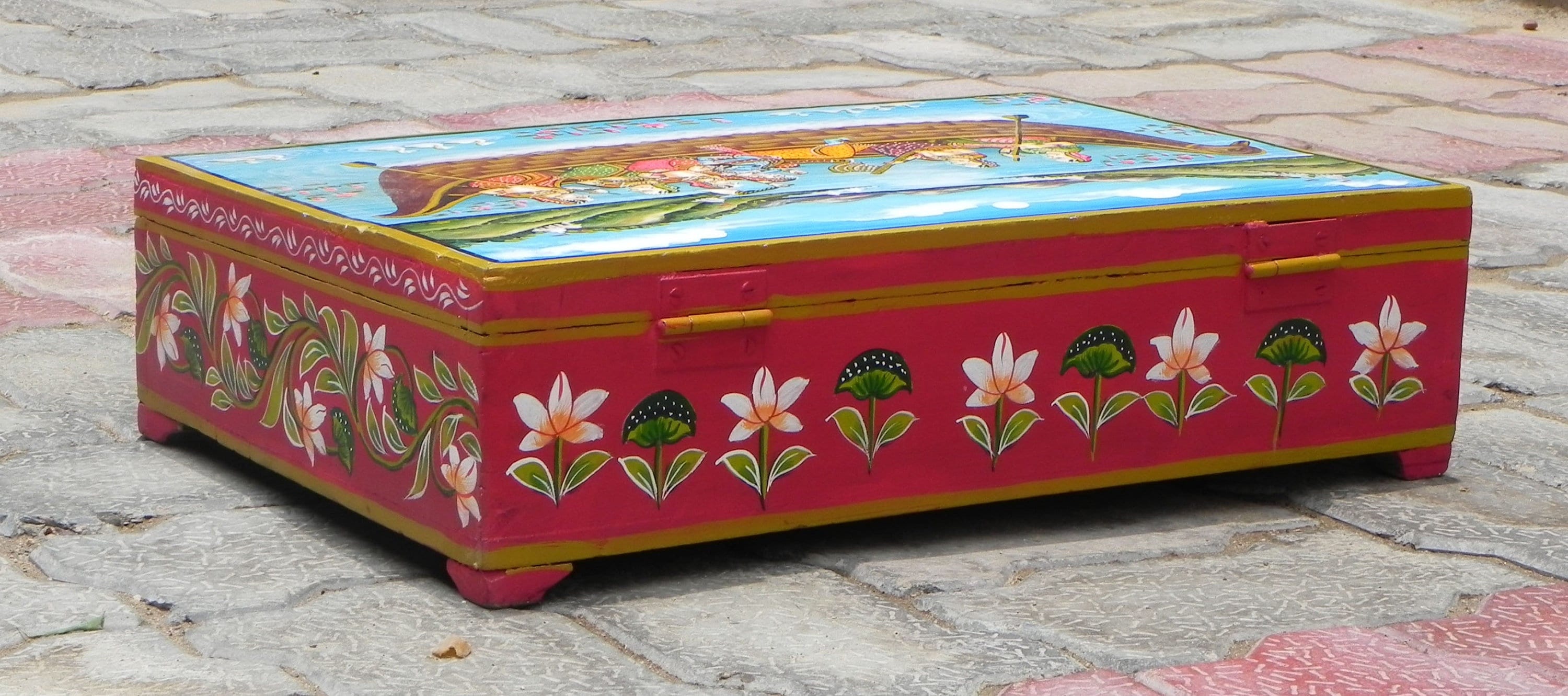 Vintage Trunk Box, Old Box, Indian Wedding Trunk/ Trunk Box From 1940s ...