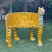 Indian Wooden Tiger Shaped Hand Made Maharaja Chair, Indian Wooden ...