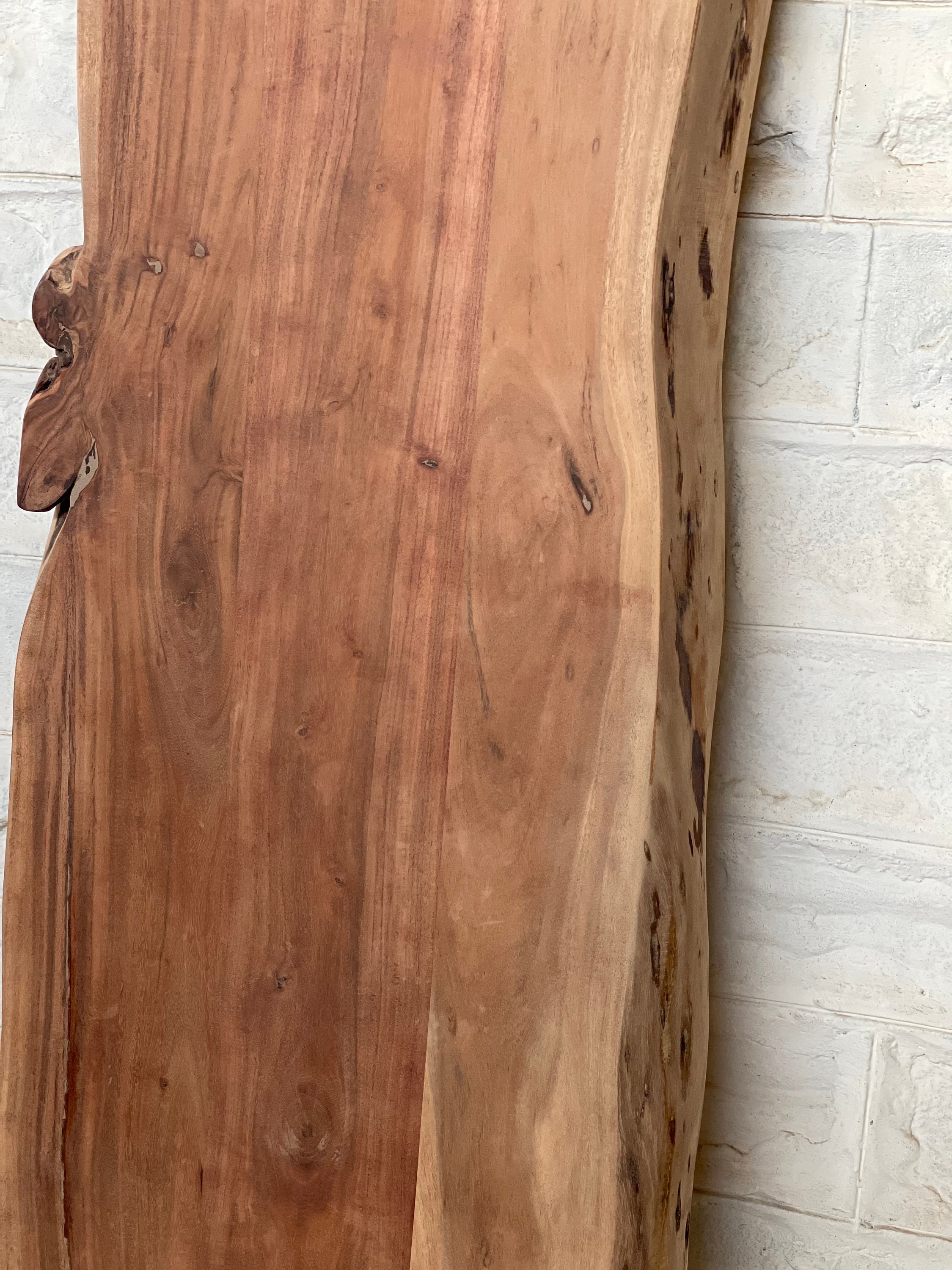 Rustic Acacia Wood Live Edge Dining Table Top, Acacia Wood Coffee Table ...