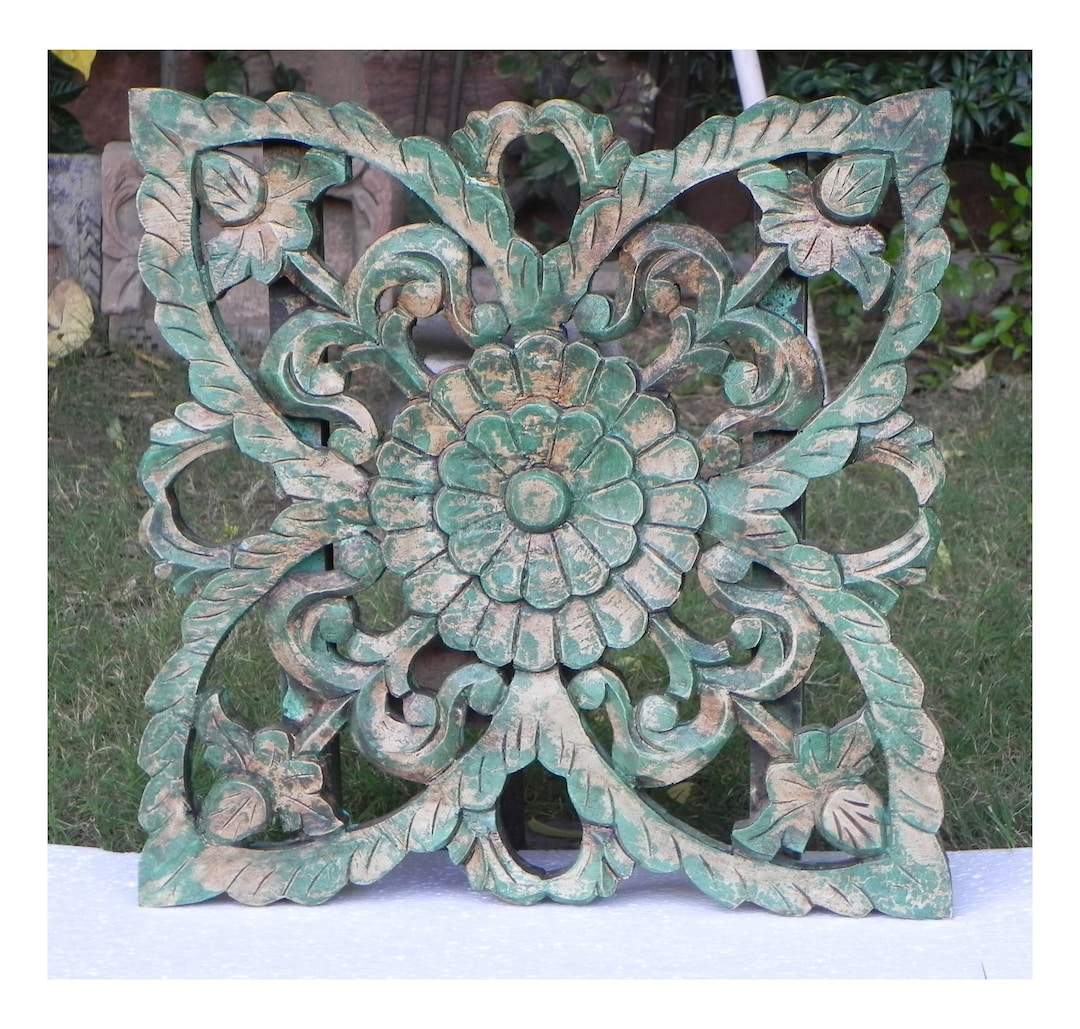 Wooden Carved Beautiful Indian Wall Panel/ Wooden Exotic Frame With ...