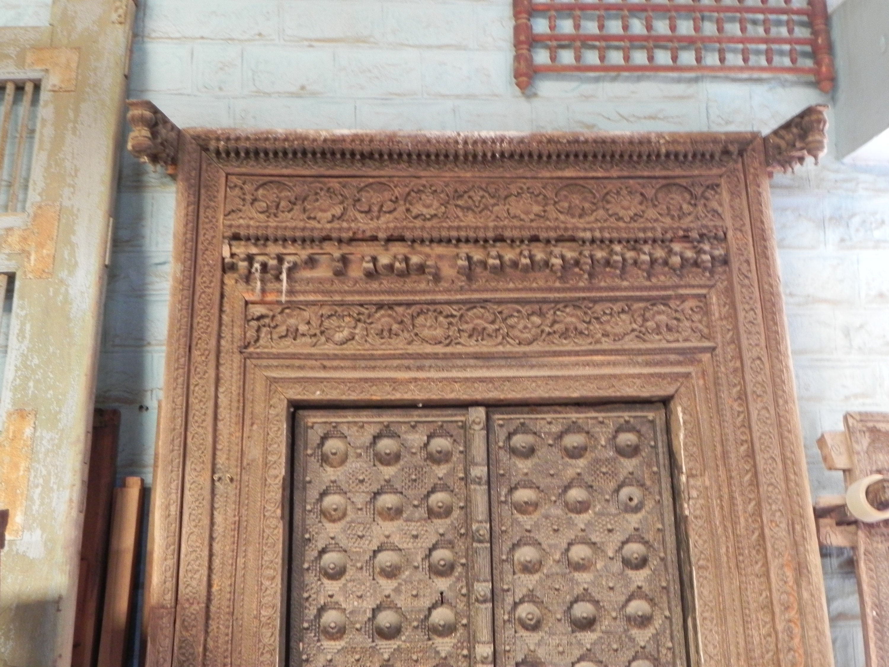 1900s Very Rare Indian Door, Hand Carved Vintage Indian Doors ...