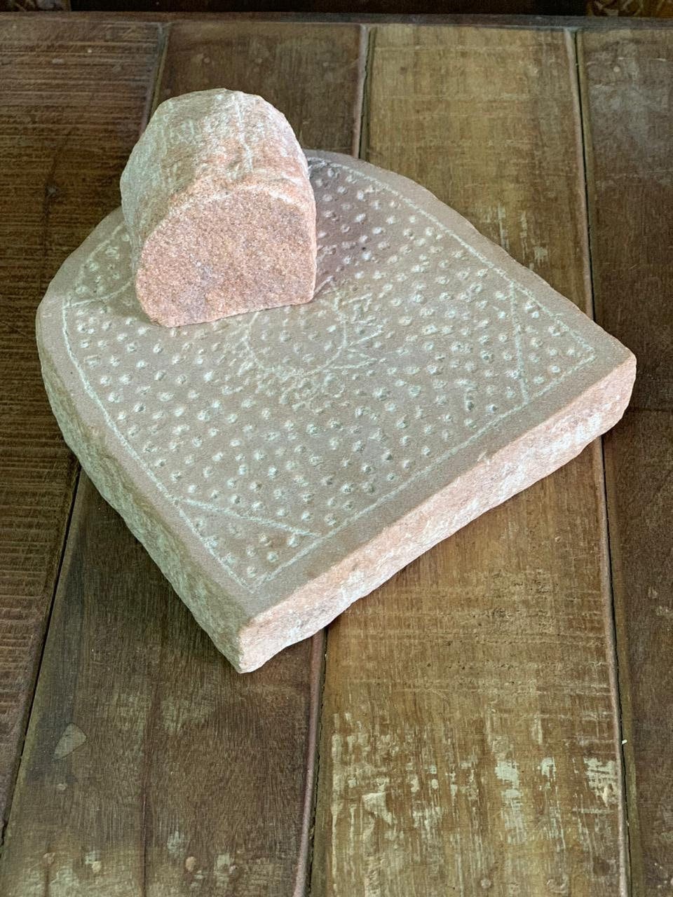 Stone Silbatta, Sil Batta Portable Ammikallu or Grindstones Hand ...