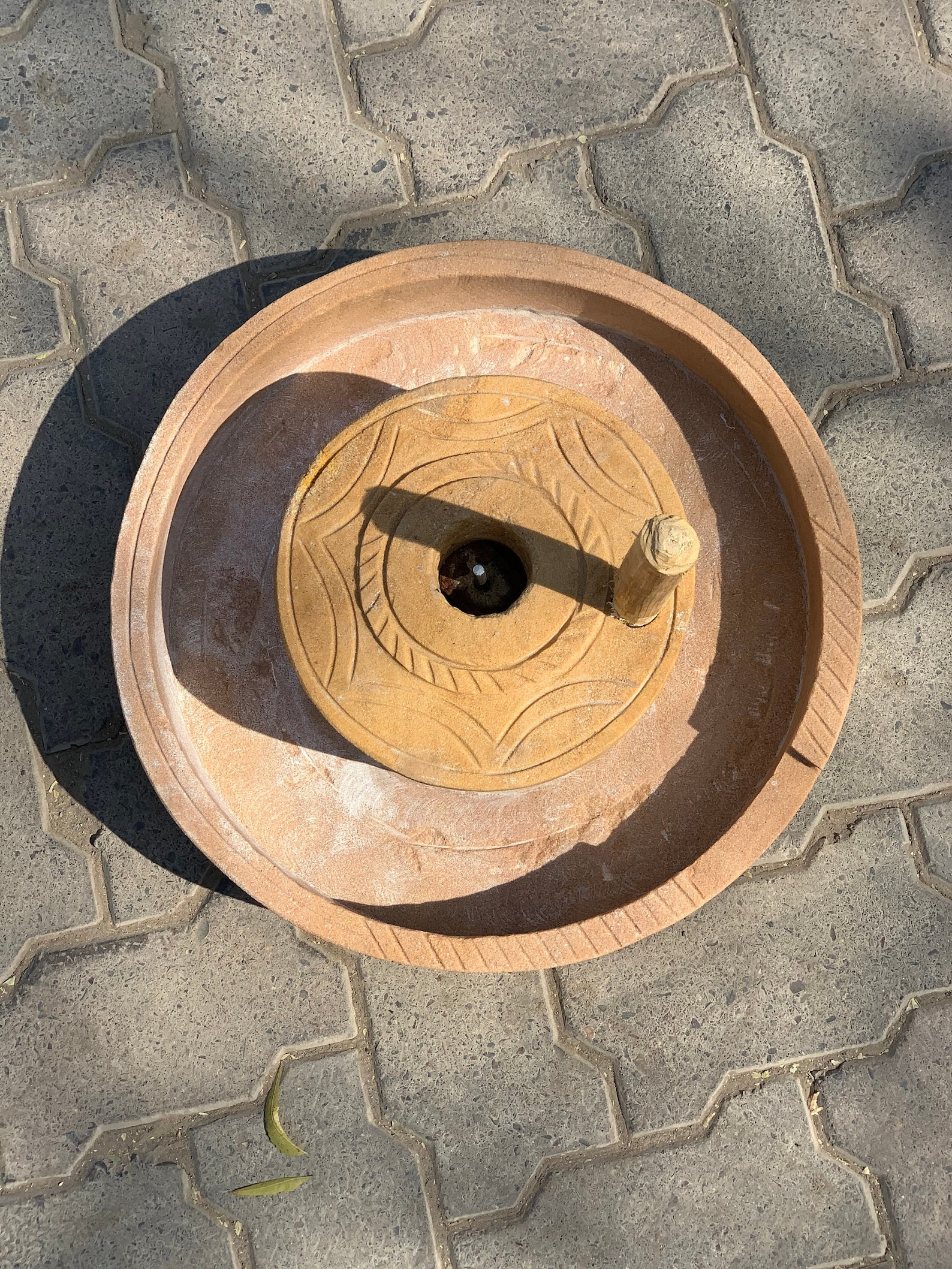 Indian Chakki, Stone Grain Grinder, Pulses, Spices Grinder, Original ...