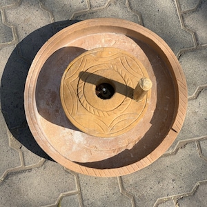 Indian Chakki, Stone Grain Grinder, Pulses, Spices Grinder, Original ...