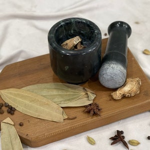 Marble Mortar and Pestle, Black Marble Mortar Pestle, Hamam Dasta ...