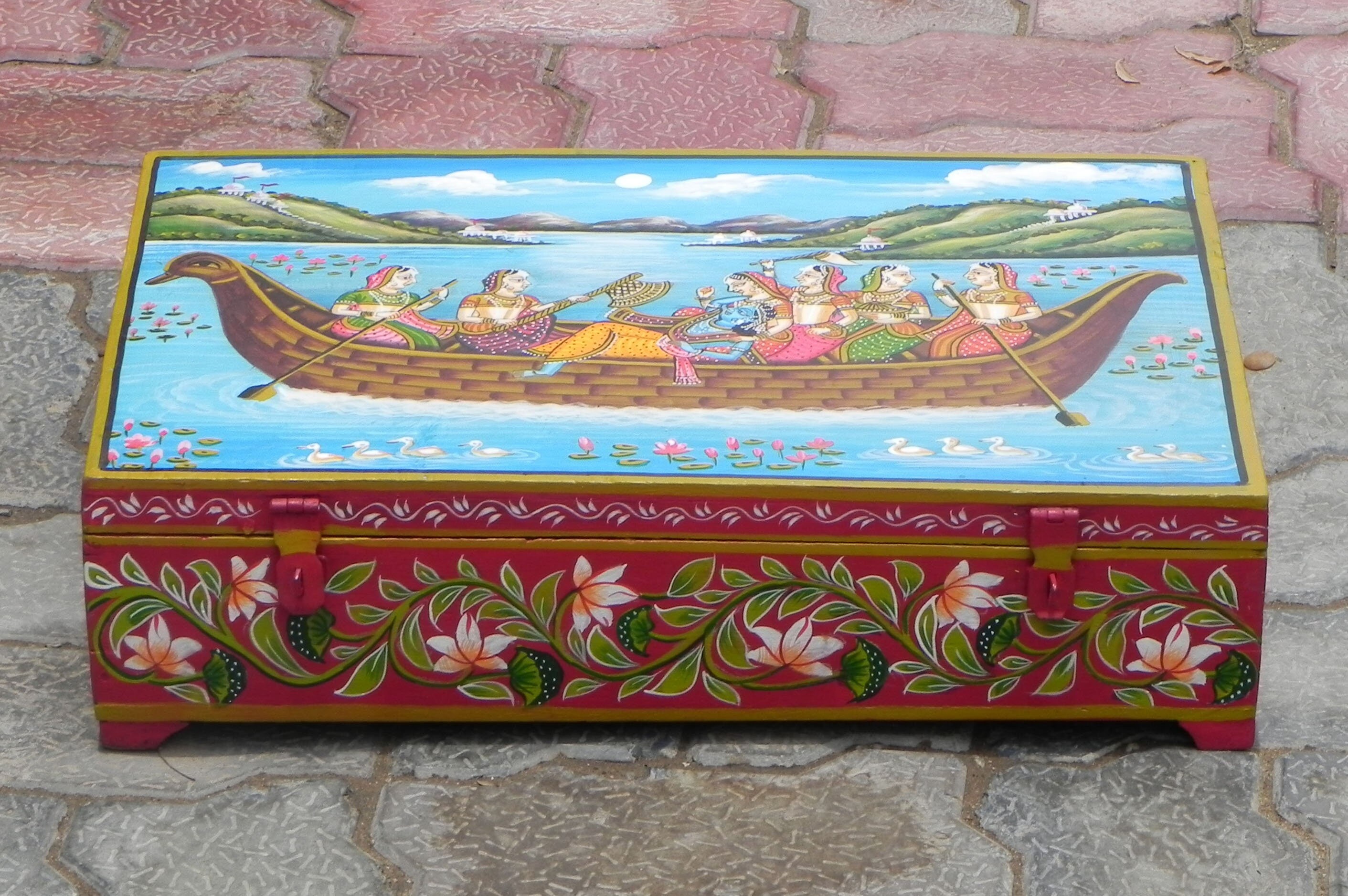 Vintage Trunk Box, Old Box, Indian Wedding Trunk/ Trunk Box From 1940s ...