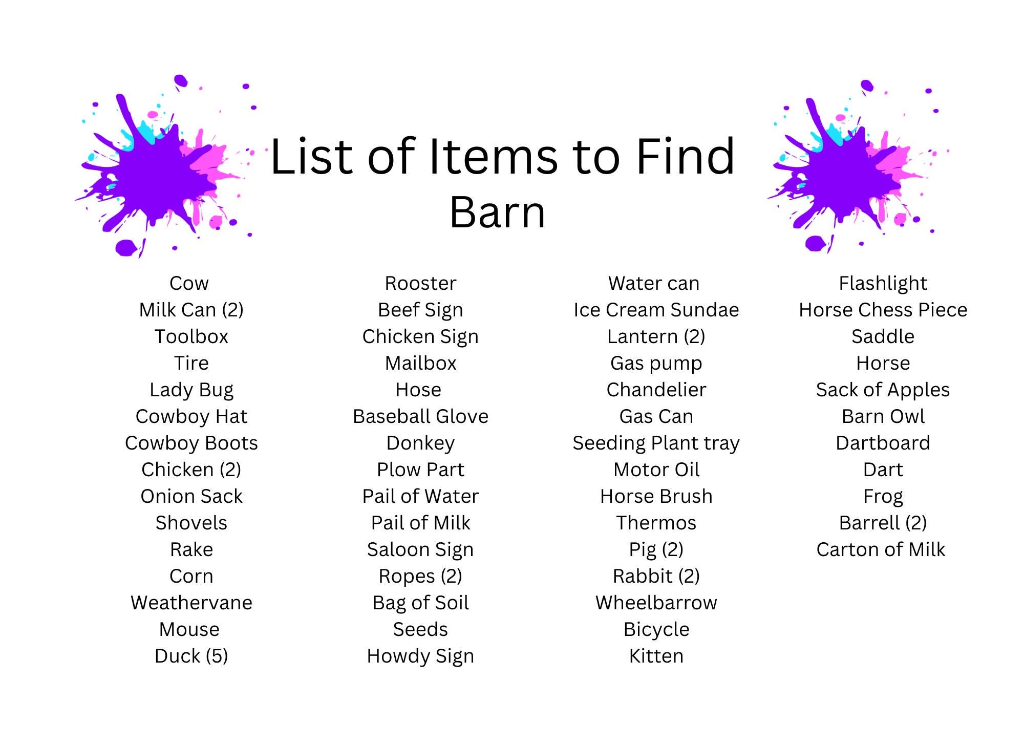 Barn- Find It Series- PNG Digital Download 20oz Tumbler Fun Search ...