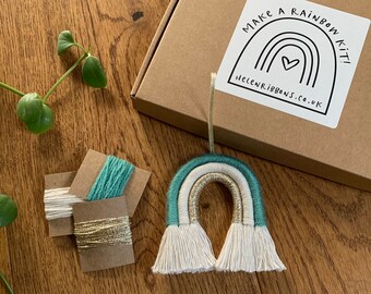 Rainbow Macrame Kit | Etsy