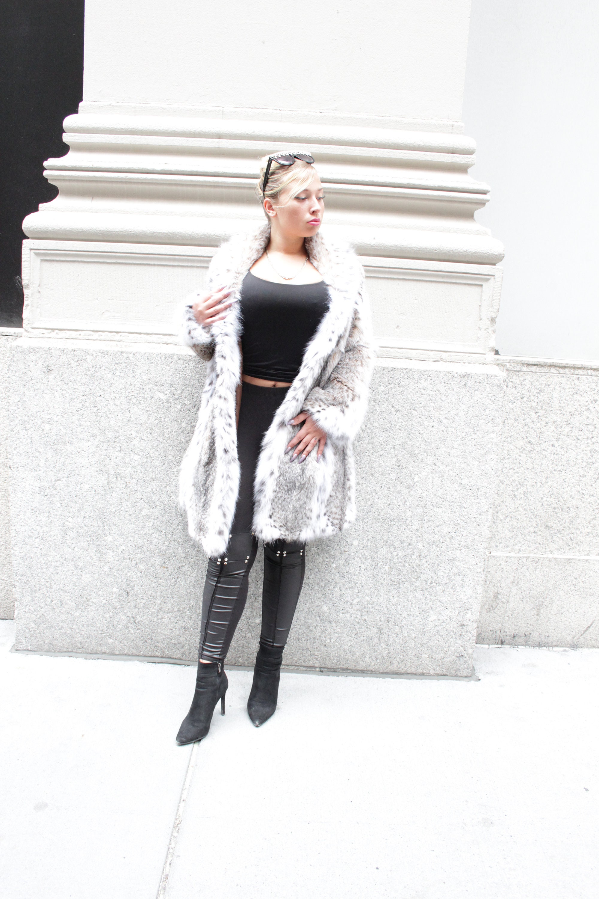 Stunning Genuine Bobcat Lynx Fur Coat Bobcat Coat Bobcat Fur - Etsy