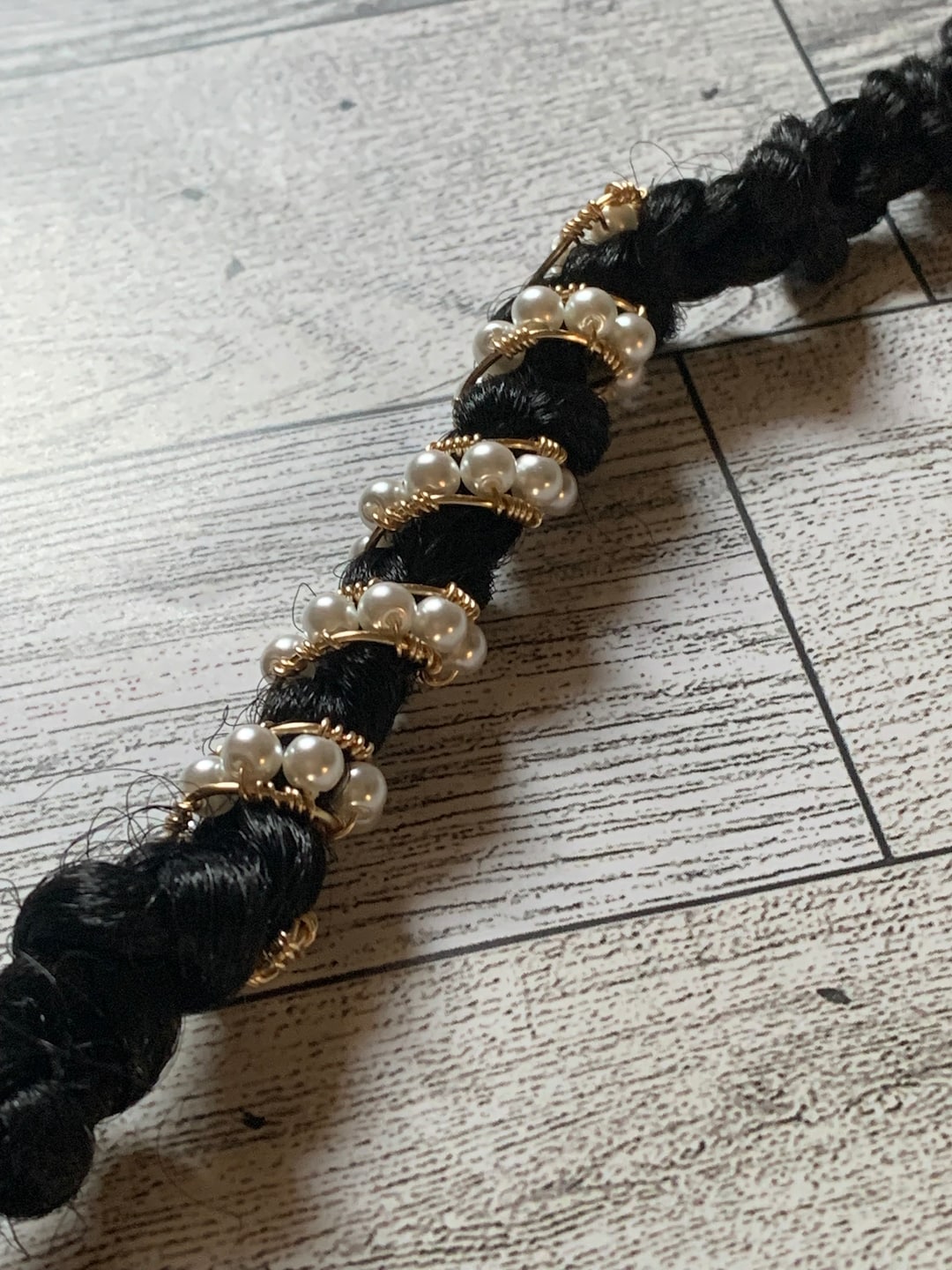 Pearl Loc Jewelry: Handmade Wire Wrap for Braids & Dreadlocks - Etsy