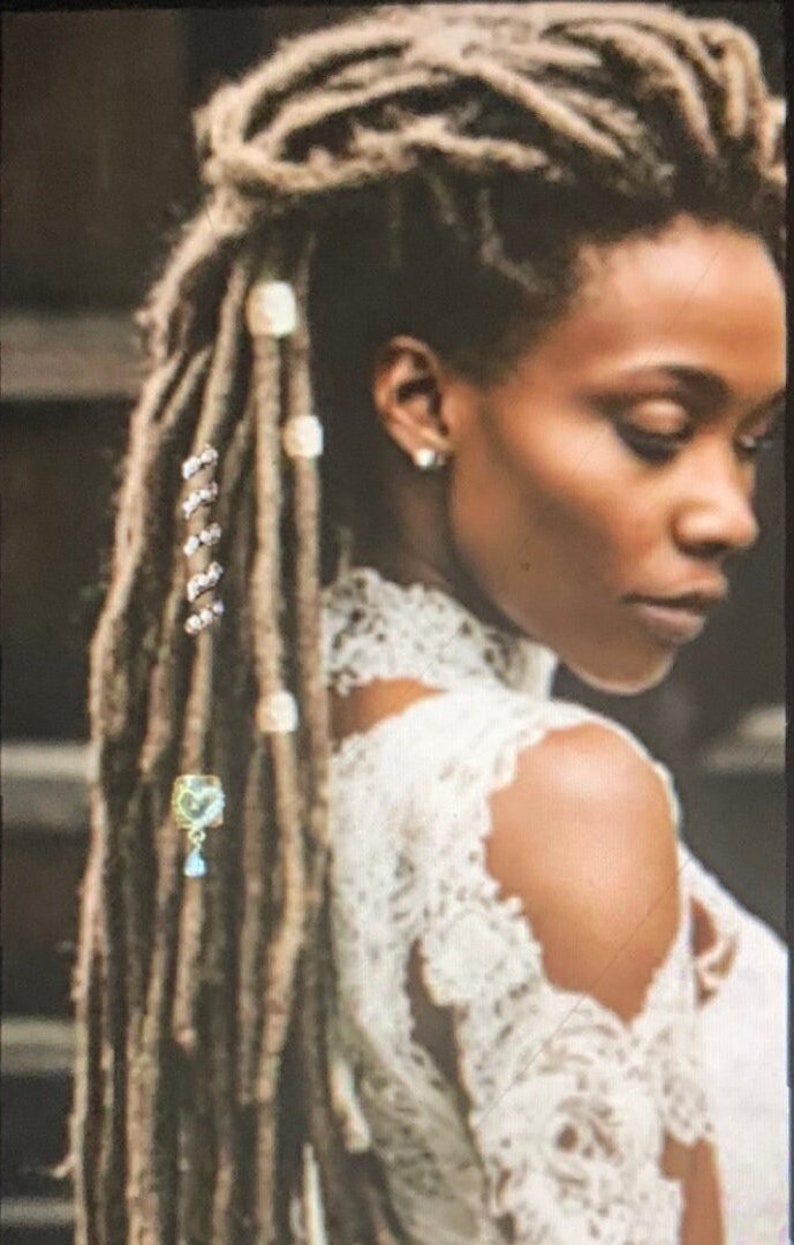 Pearl Loc Jewelry: Handmade Wire Wrap for Braids & Dreadlocks - Etsy