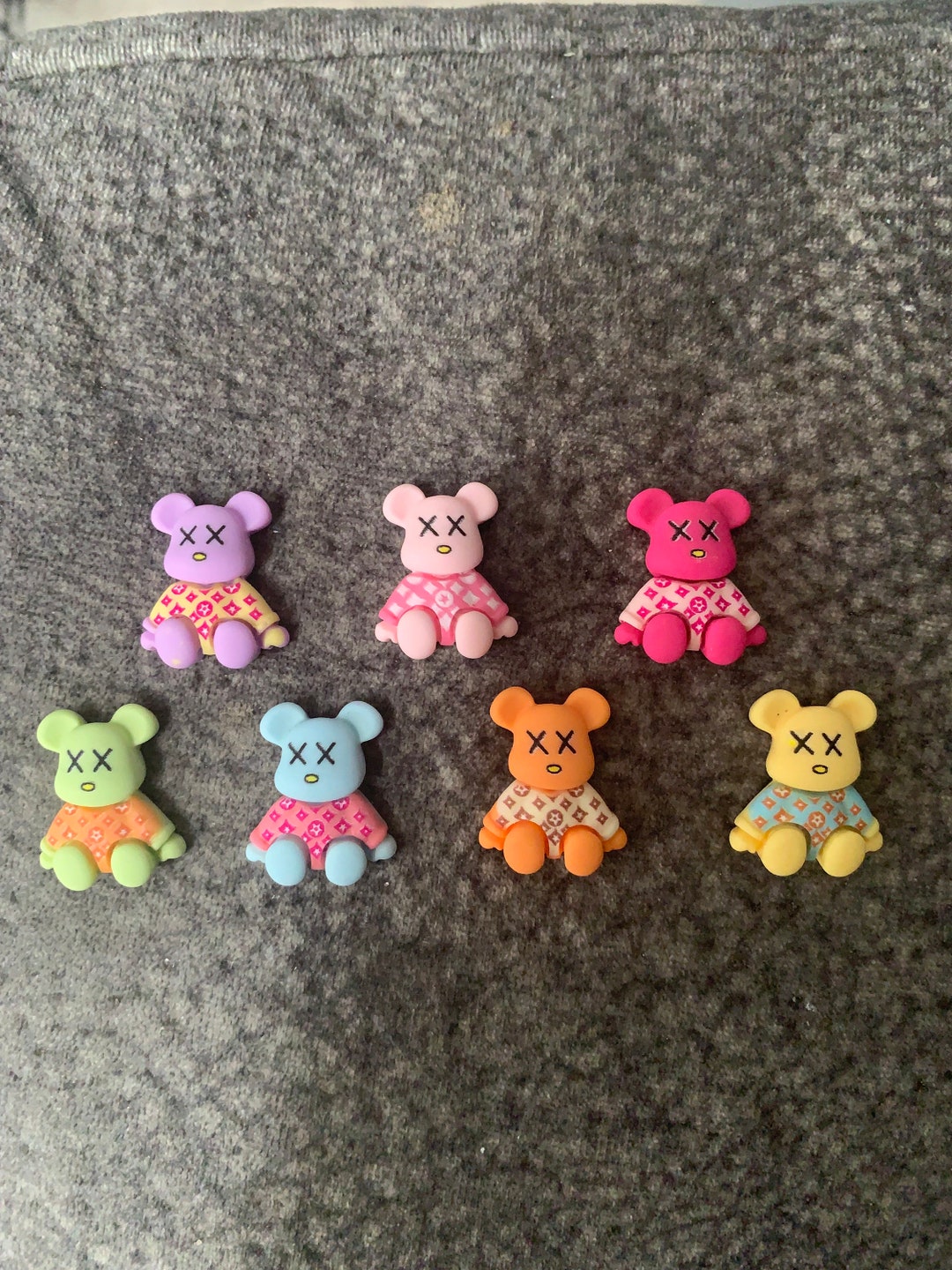 Kawaii Bear Loc Beads, Loc Jewelry, Hair Charms, Dread Accessories - Etsy