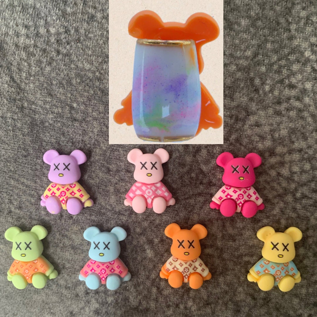 Kawaii Bear Loc Beads, Loc Jewelry, Hair Charms, Dread Accessories - Etsy