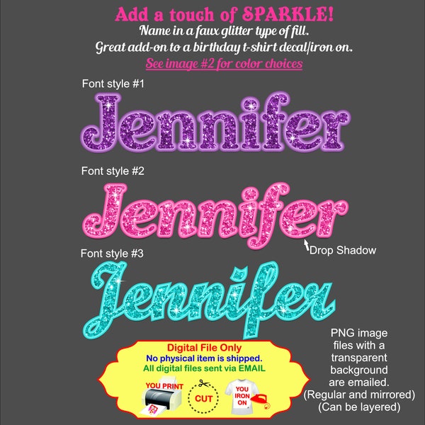 Glitter Name Sign - Etsy