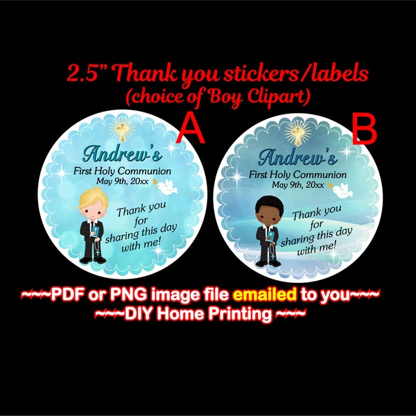 Communion Sticker - Etsy