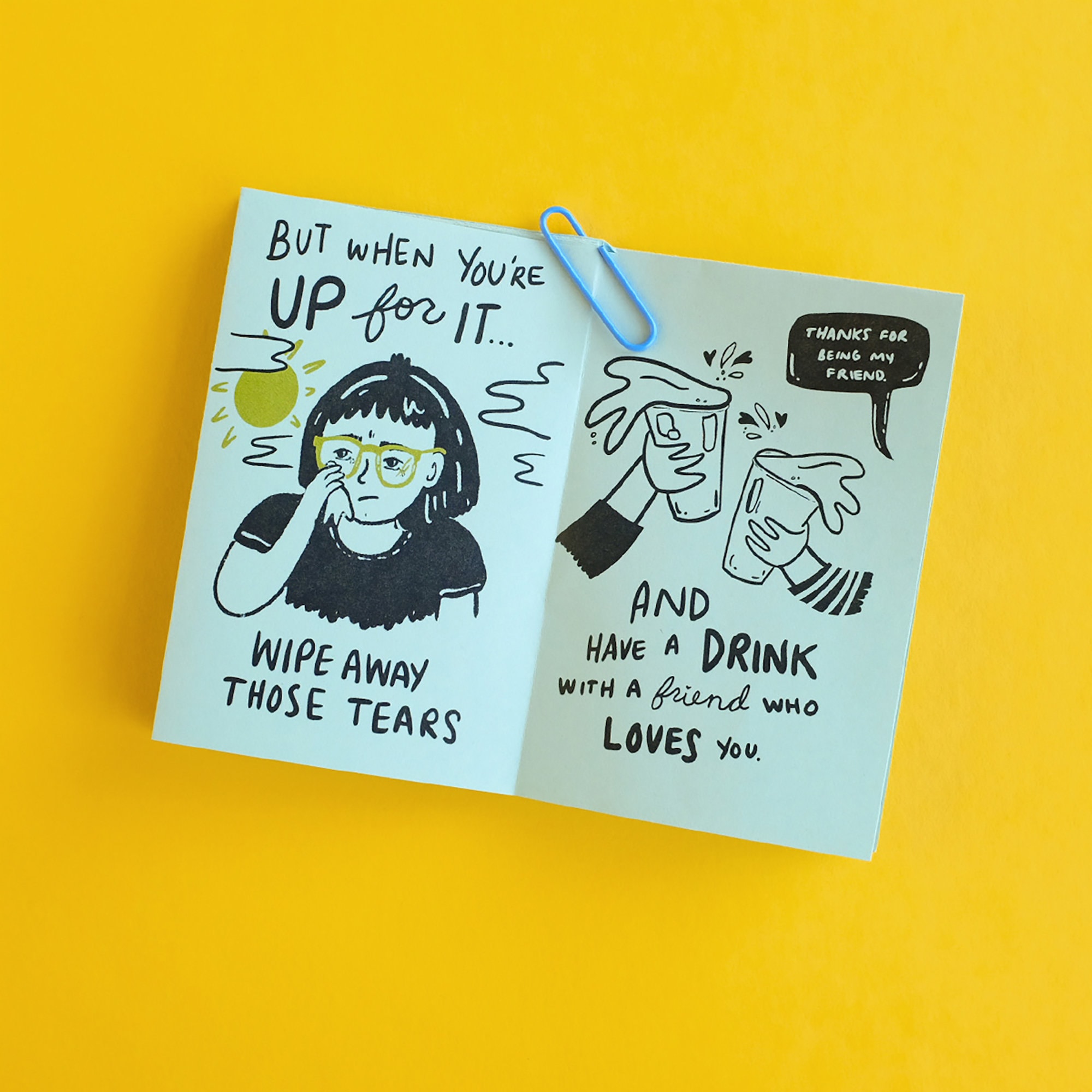 I Know You're Sad Zine - Etsy