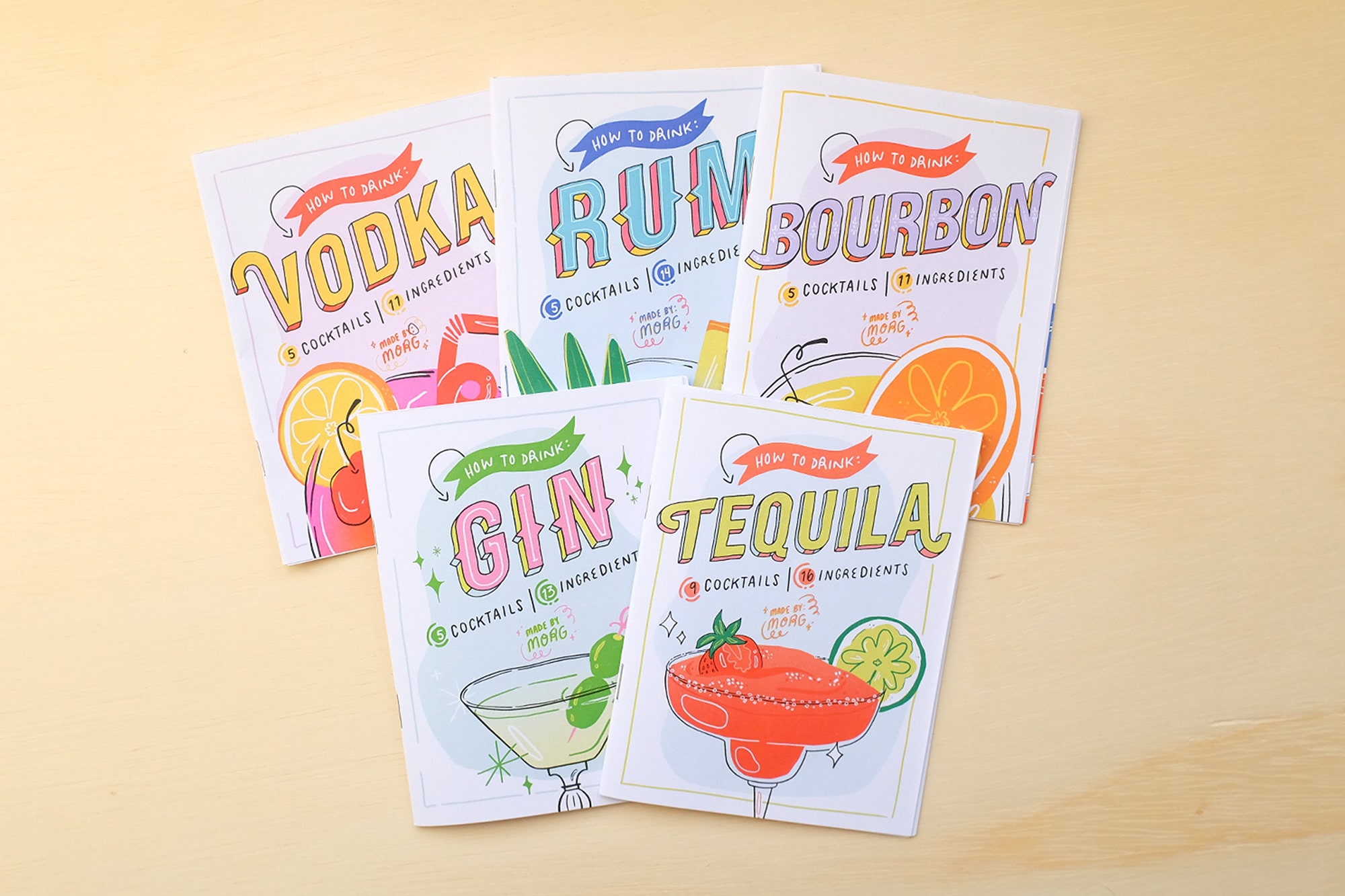 Cocktail Recipe Zine Pack - Etsy