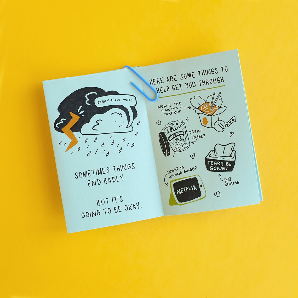 I Know You're Sad Zine - Etsy