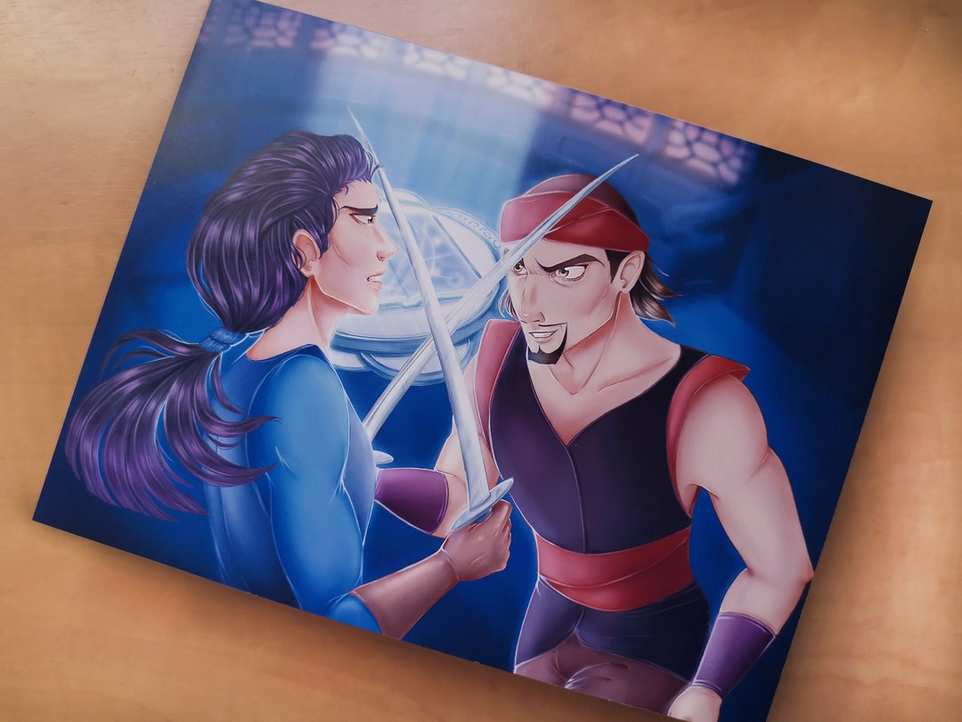 Print. Print Illustration Sinbad and Proteus 14.2 X 19cm - Etsy