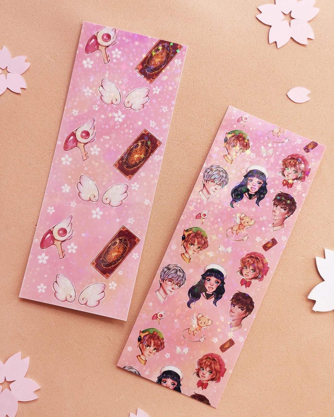 Bookmark Illustrations of Card Captor Sakura. Bookmark. Kawaii Bookmark ...