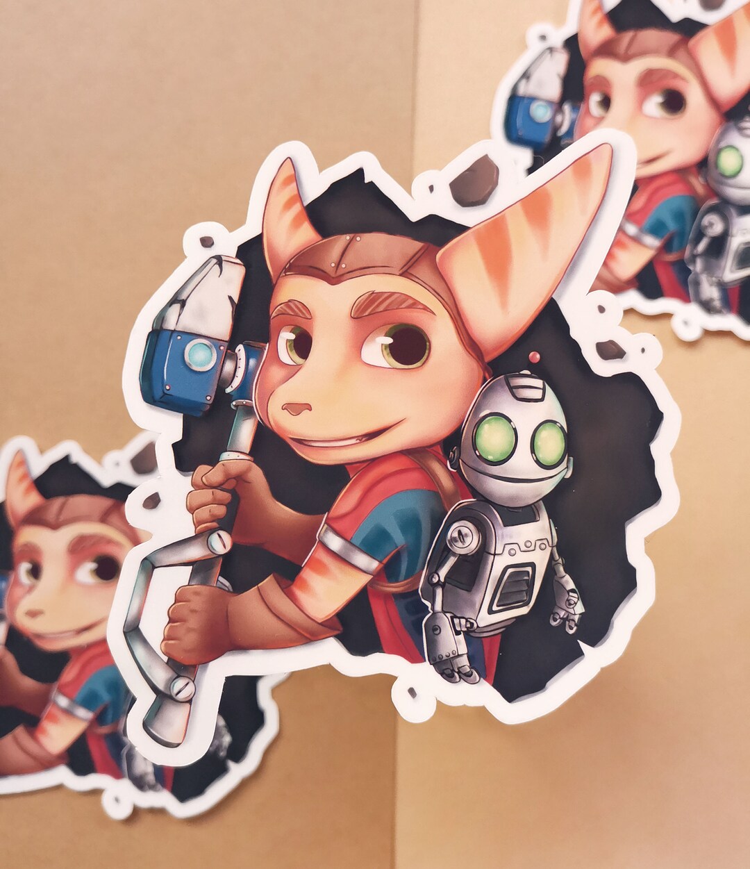 Ratchet and Clank Sticker. - Etsy