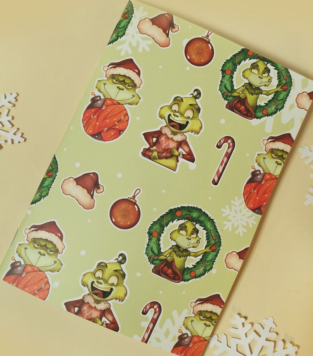 Notebook Grinch - Etsy