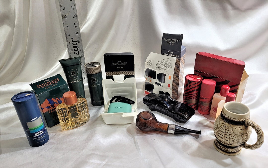 12 Vintage Avon Containers & Items - Etsy