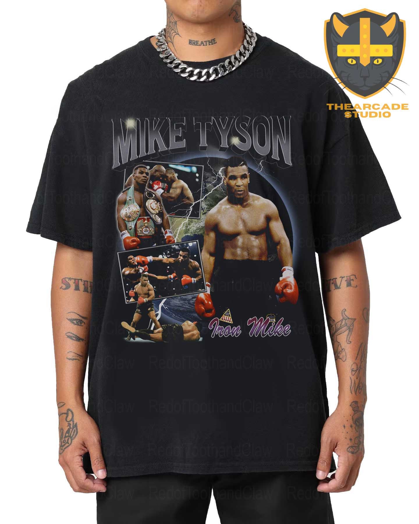 Vintage Mike Tyson Shirt, Iron Mike Tyson Boxer Merch Shirt sold by ...