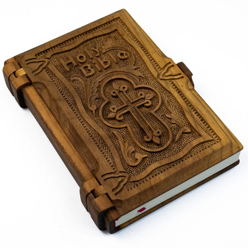 Wooden Book Cover - Etsy