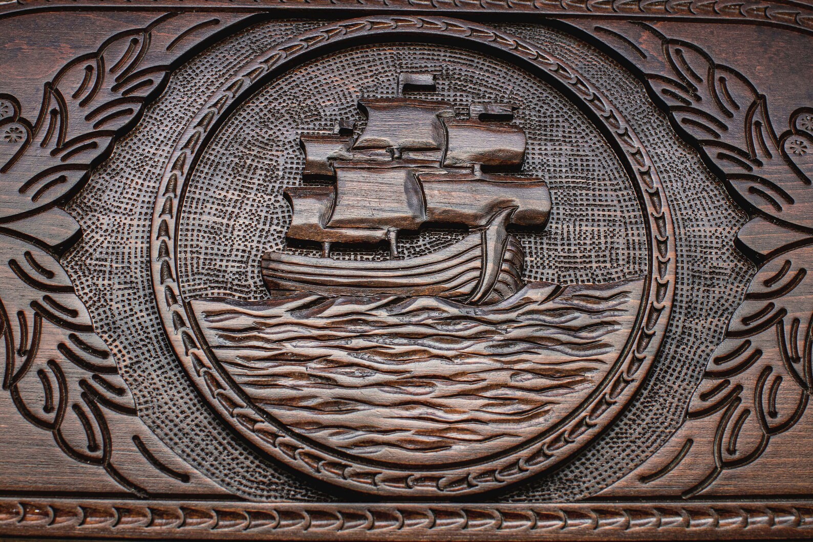 Backgammon Ship Engraved 23.6 Inch Handmade Board Game - Etsy