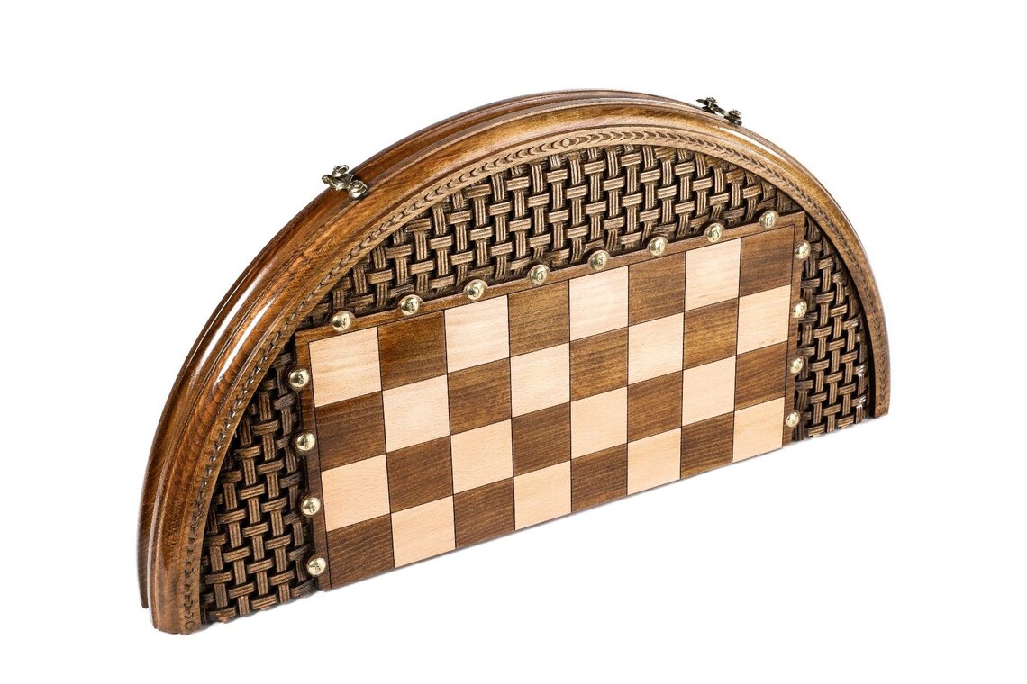 Personalized Luxury Round Carved Chess Set High Quality - Etsy