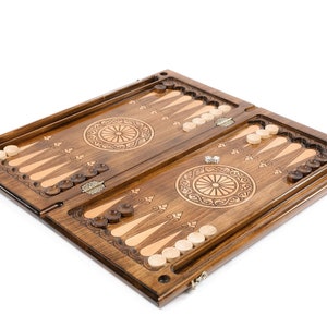 Luxury Backgammon Lion, Handmade Wooden Personalized Backgammon and ...