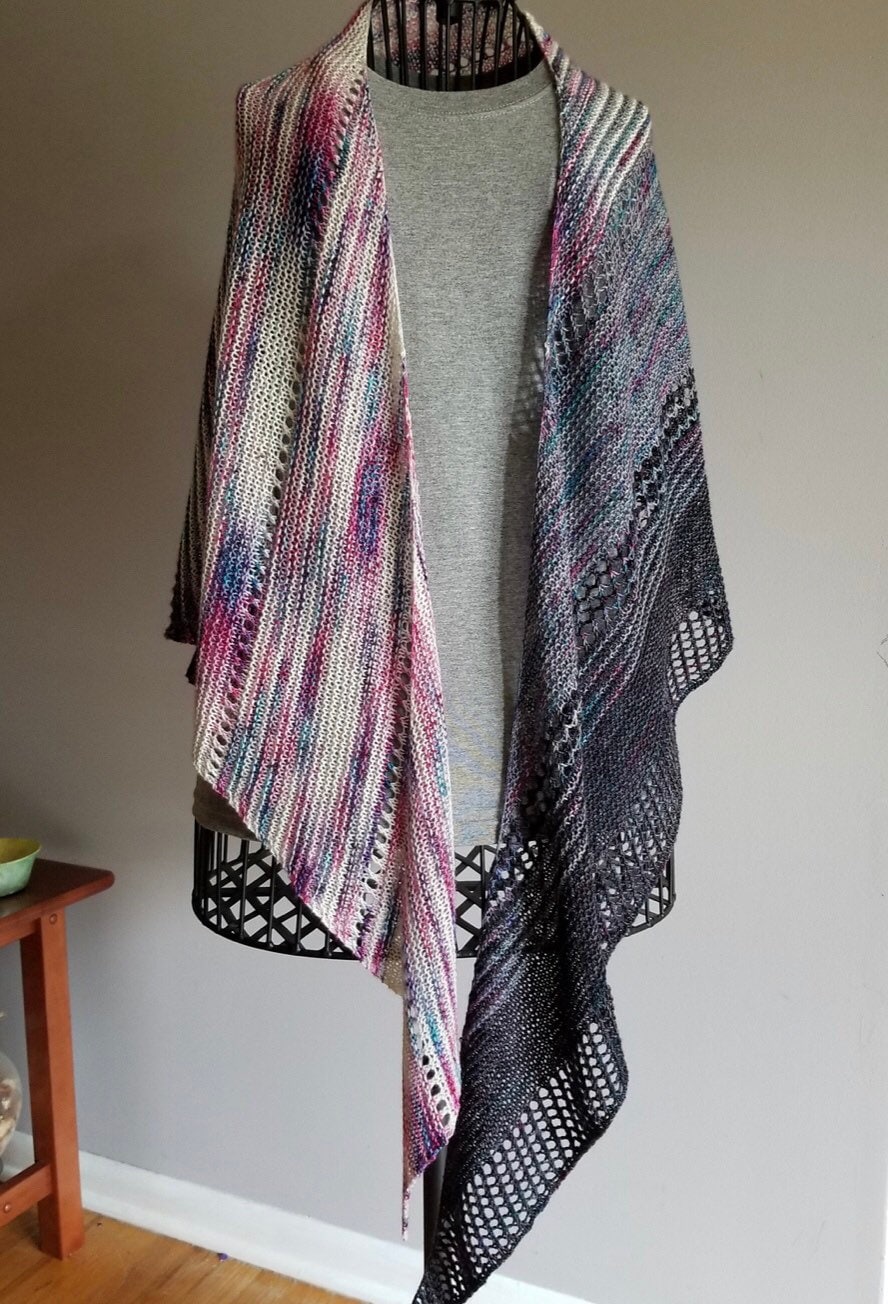 150 Fade Shawl Knitting Pattern - Etsy