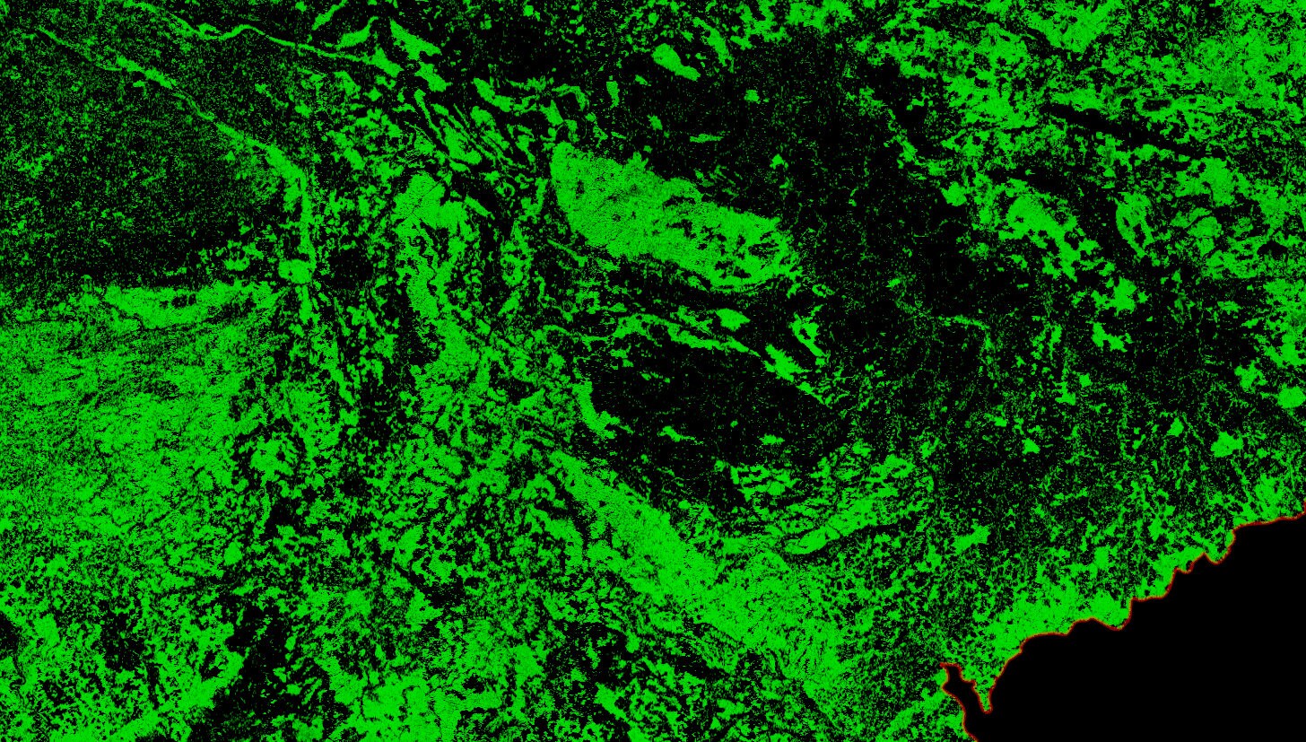 Forest Cover Map of Germany high Resolution Digital Print - Etsy