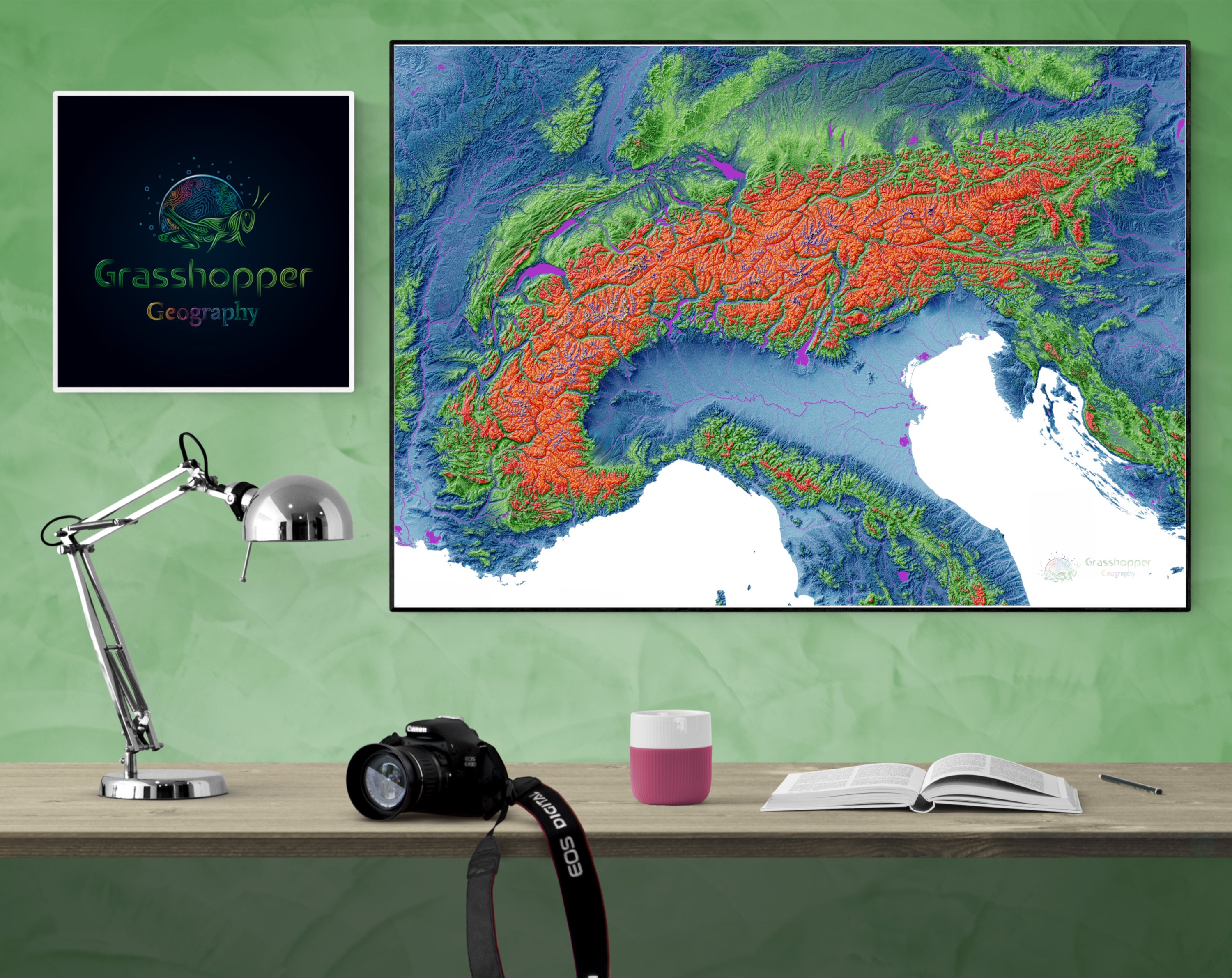 Altitude Maps Of The Alps