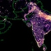 Population Density Heatmap of the World high Resolution Digital Print ...