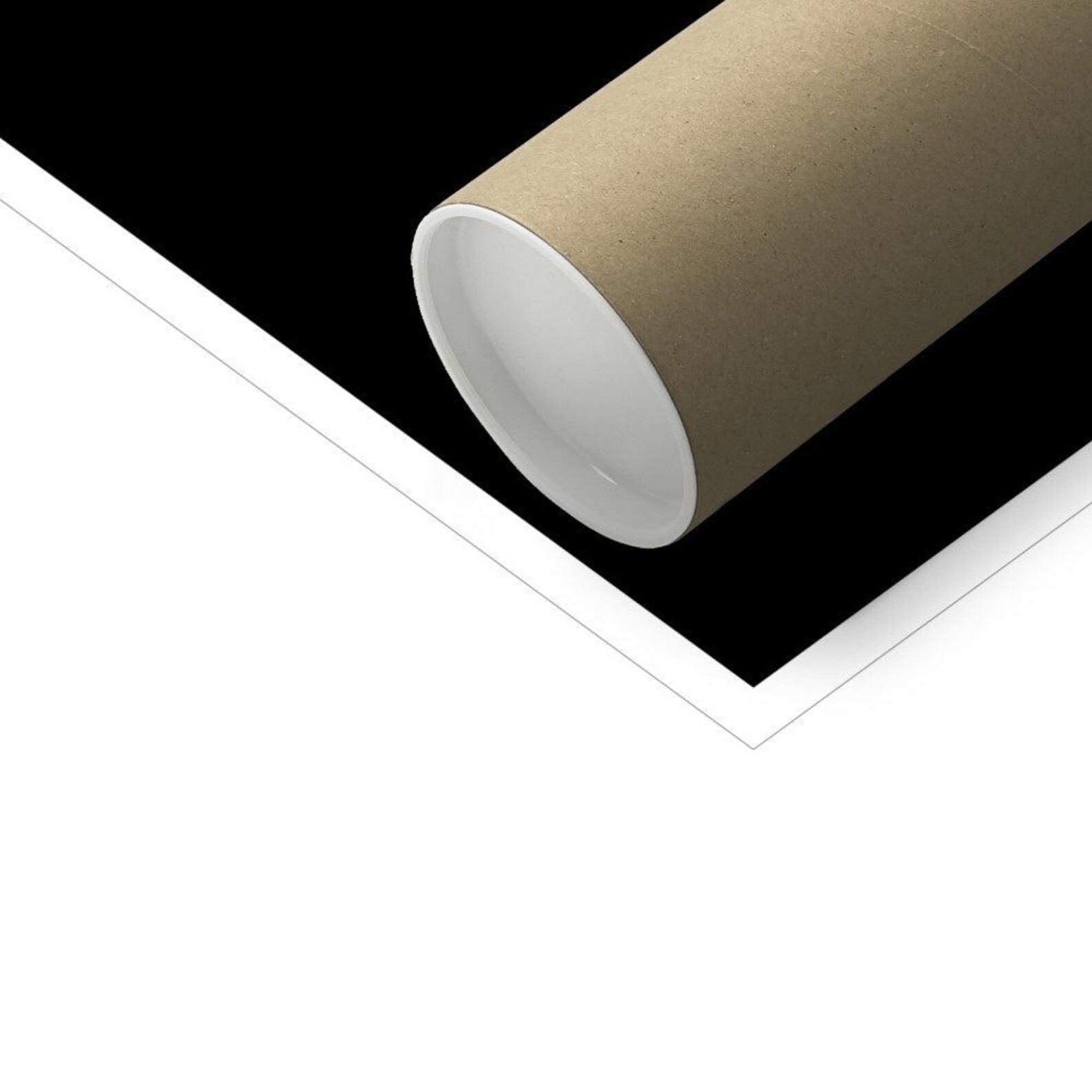 Gabon - River Basin Map, Rainbow on Black - Fine Art Print - Etsy