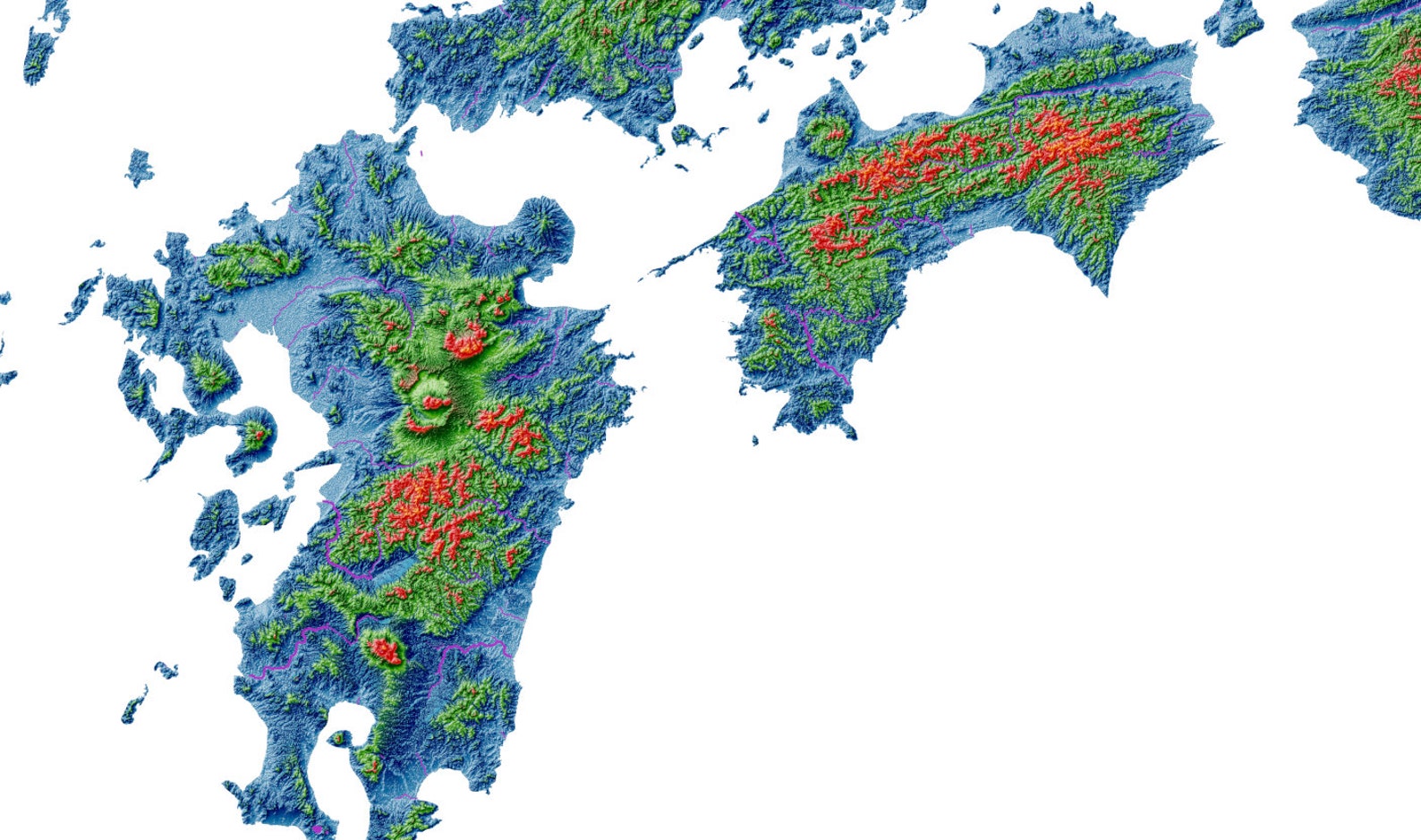 Elevation Map of Japan high Resolution Digital Print Map - Etsy
