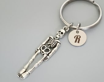 Skeleton Key Chain - Etsy